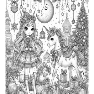 ONLY 1 LEFT in Stock: Magical Christmas Coloring Book for Adults ...