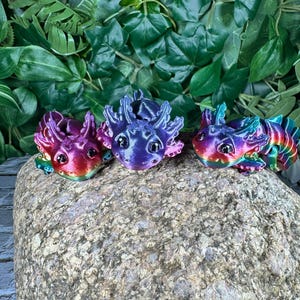 Mini Axolotl 3D Wobbly Figure Funny Toy Exclusively Printed Little ...