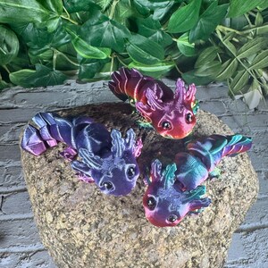 Mini Axolotl 3D Wobbly Figure Funny Toy Exclusively Printed Little ...