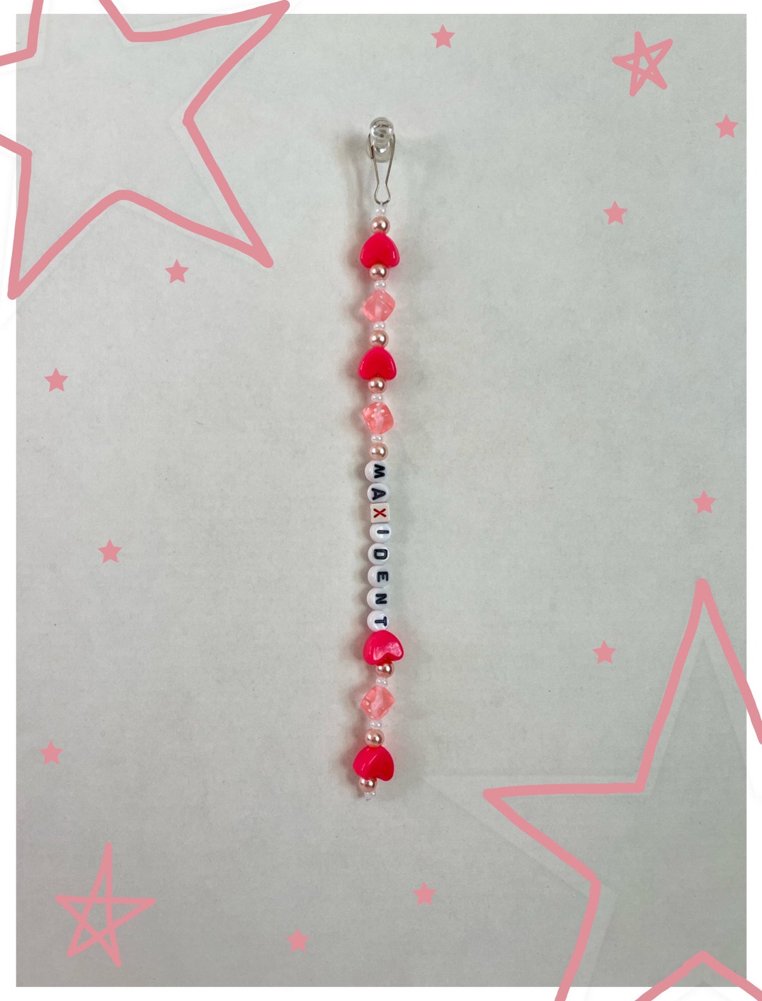 Maxident Stray Kids Keychain Aesthetic Pink Heart K-pop Keychain - Etsy