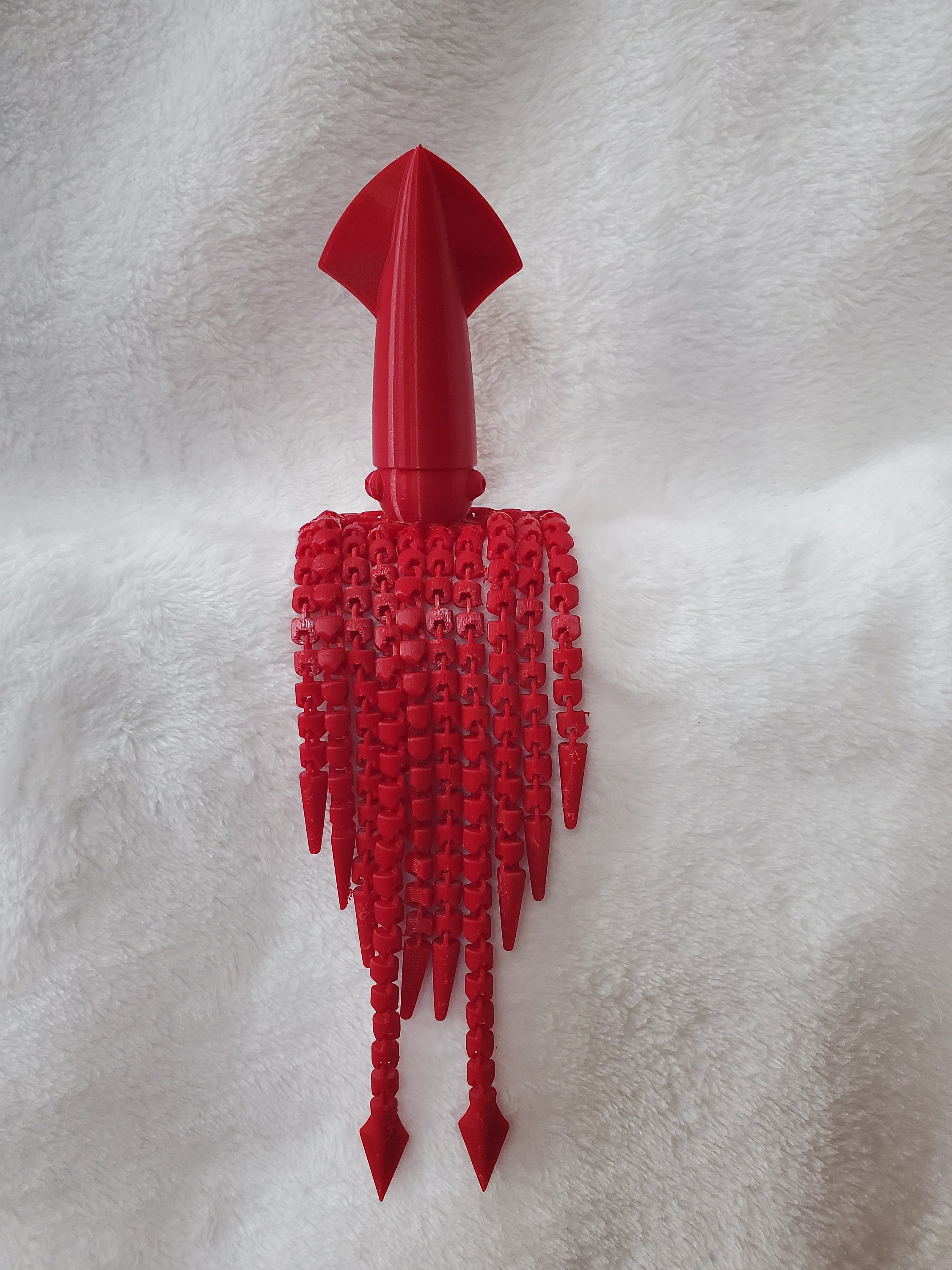 3D Articulated Squid Fidget Toy, Aquarium Decor - Etsy