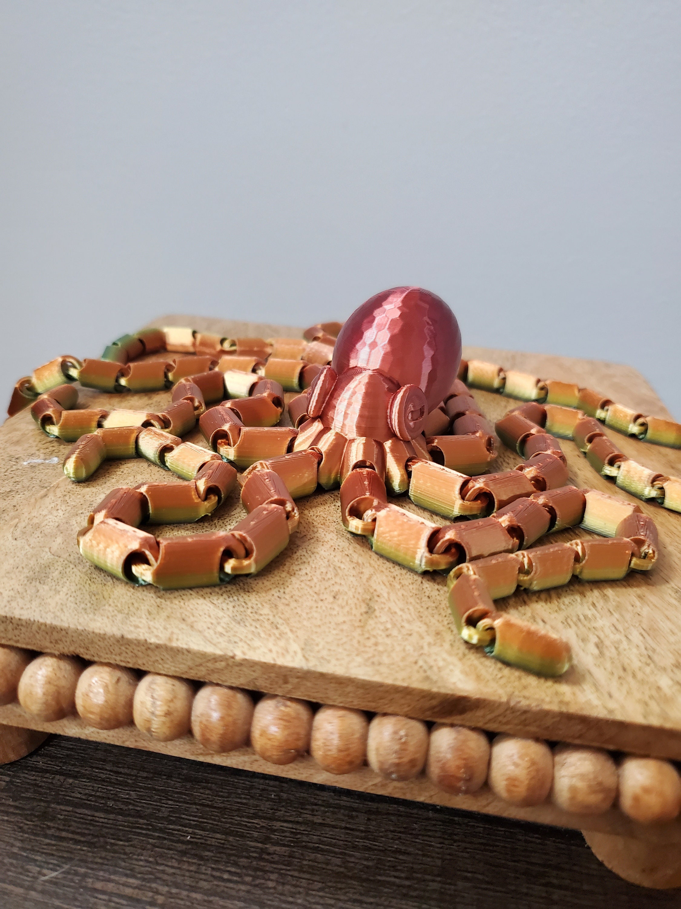 3D Articulated Squid Fidget Toy, Aquarium Decor - Etsy