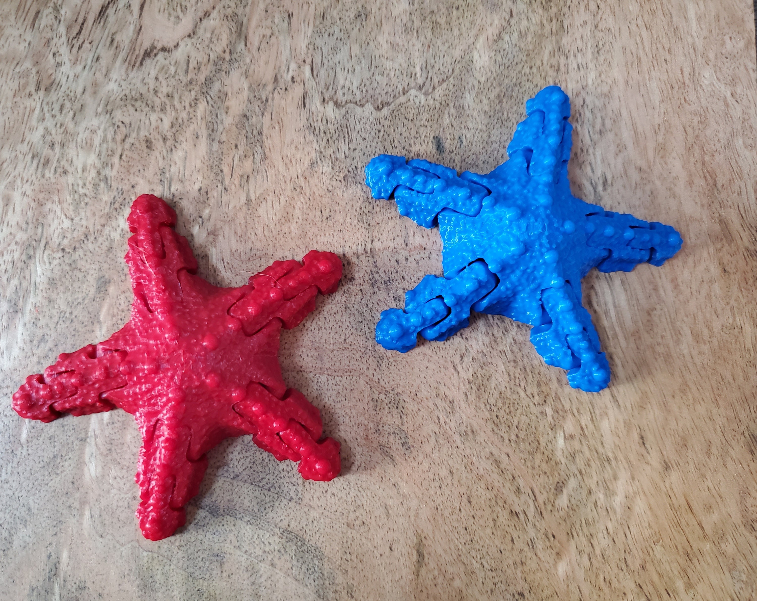 3D Articulated Star Fish Fidget Toy, Aquarium Decor - Etsy
