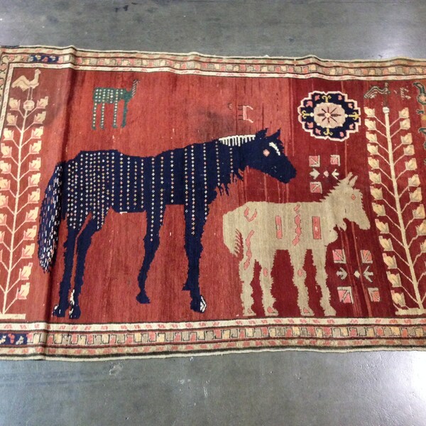 Pictorial Rug - Etsy