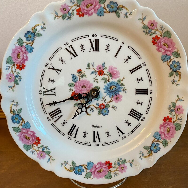 Plate Wall Clock - Etsy