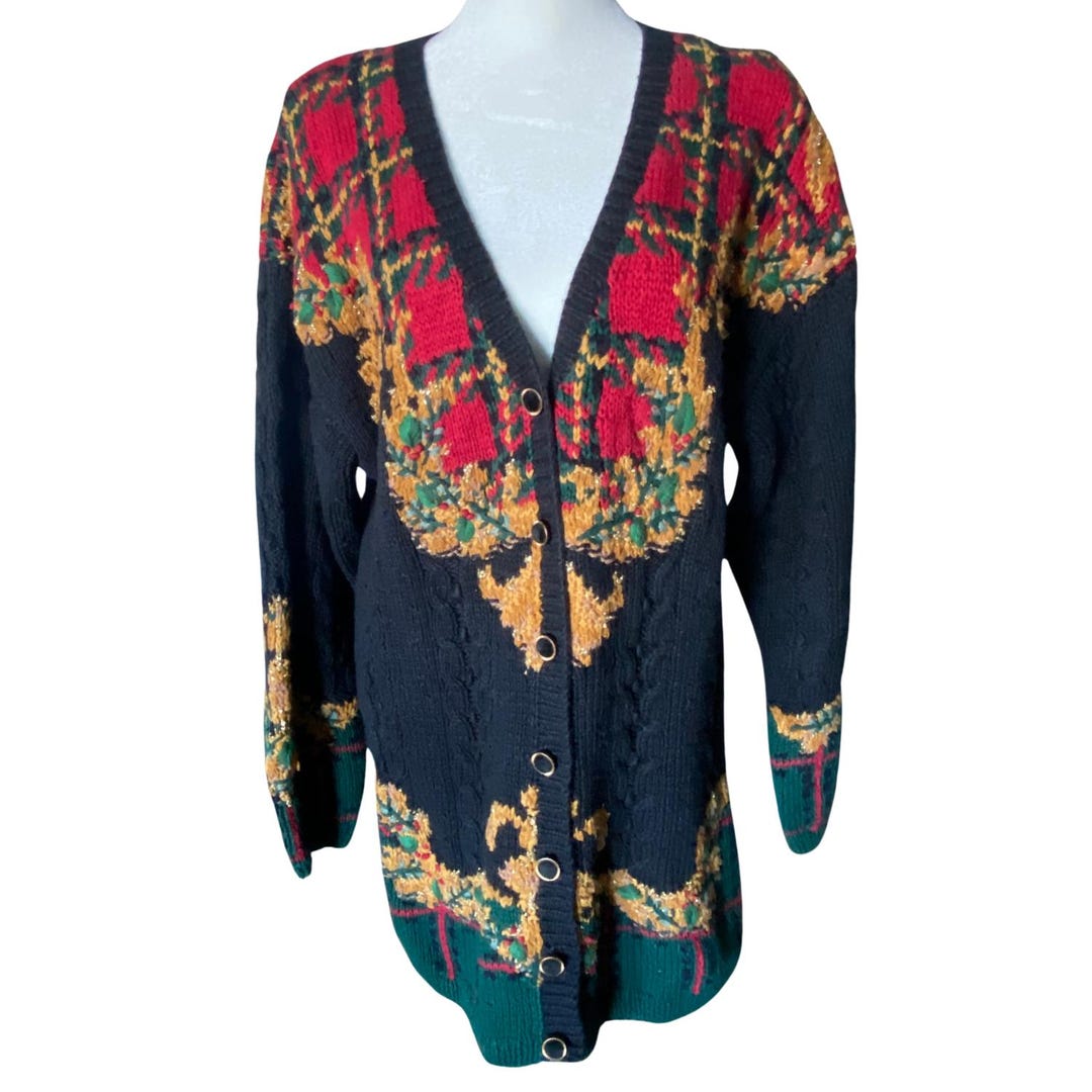 Vintage Women's Portraits by Northern Isles Hand Knit Chunky Cable ...