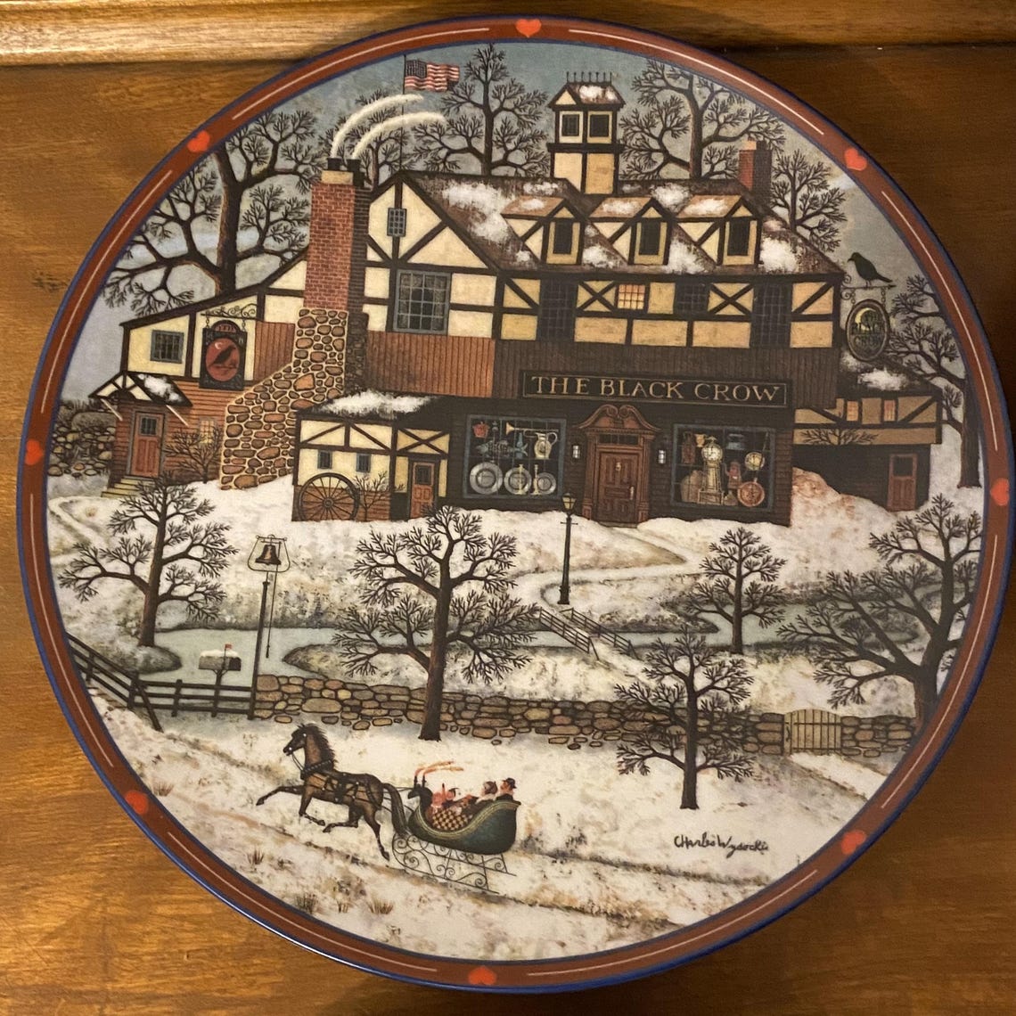 4 Charles Wysocki Peppercricket Grove Collection Plates, Issue 1, 3, 5 ...