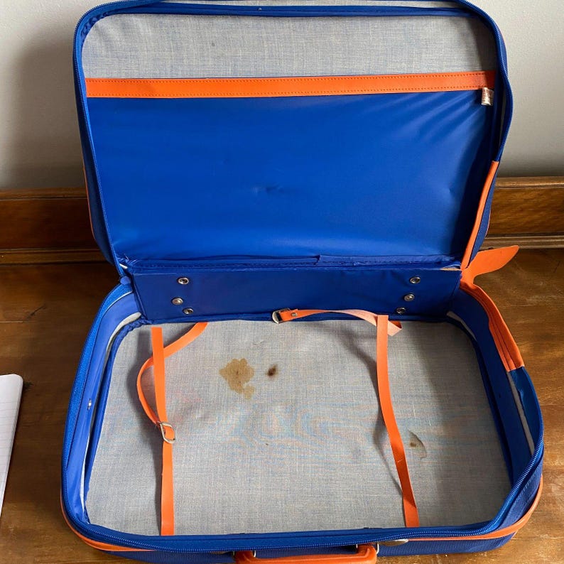 Vintage Walt Disney Sporty Mickey Mouse Kids Suitcase, Basketball, READ ...