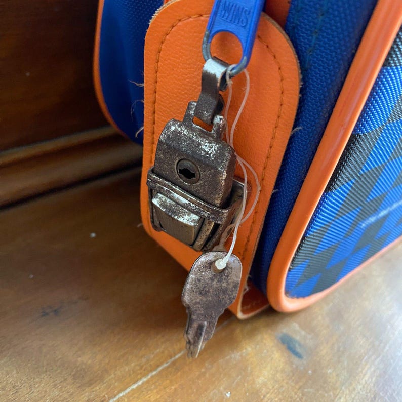 Vintage Walt Disney Sporty Mickey Mouse Kids Suitcase, Basketball, READ ...