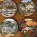 4 Charles Wysocki Peppercricket Grove Collection Plates, Issue 1, 3, 5 ...