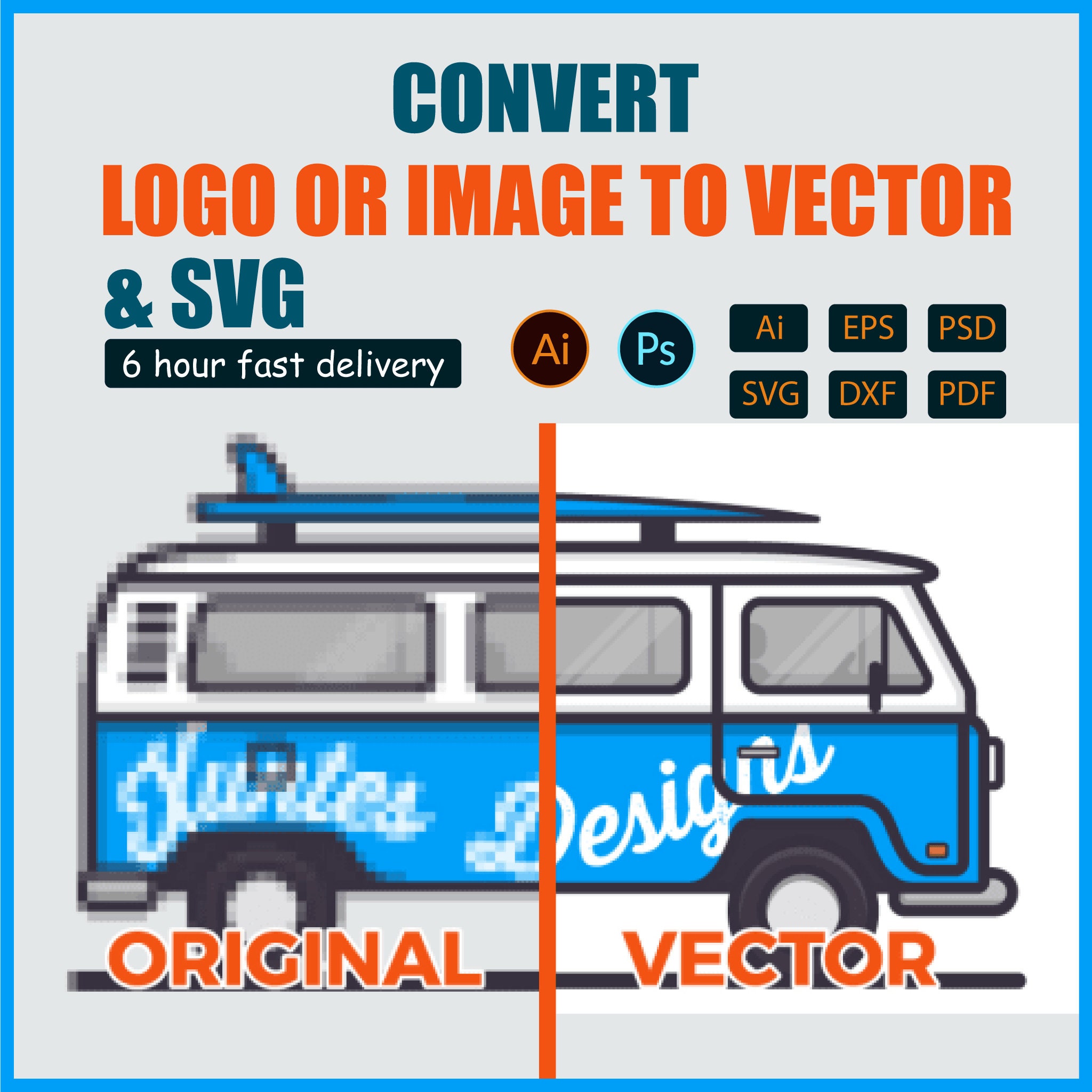 Logo to Vector Photo to SVG Images to SVG Photo to Vector - Etsy