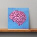 Mini Brain Painting – 4x4in Acrylic Neuroanatomy Art - Etsy