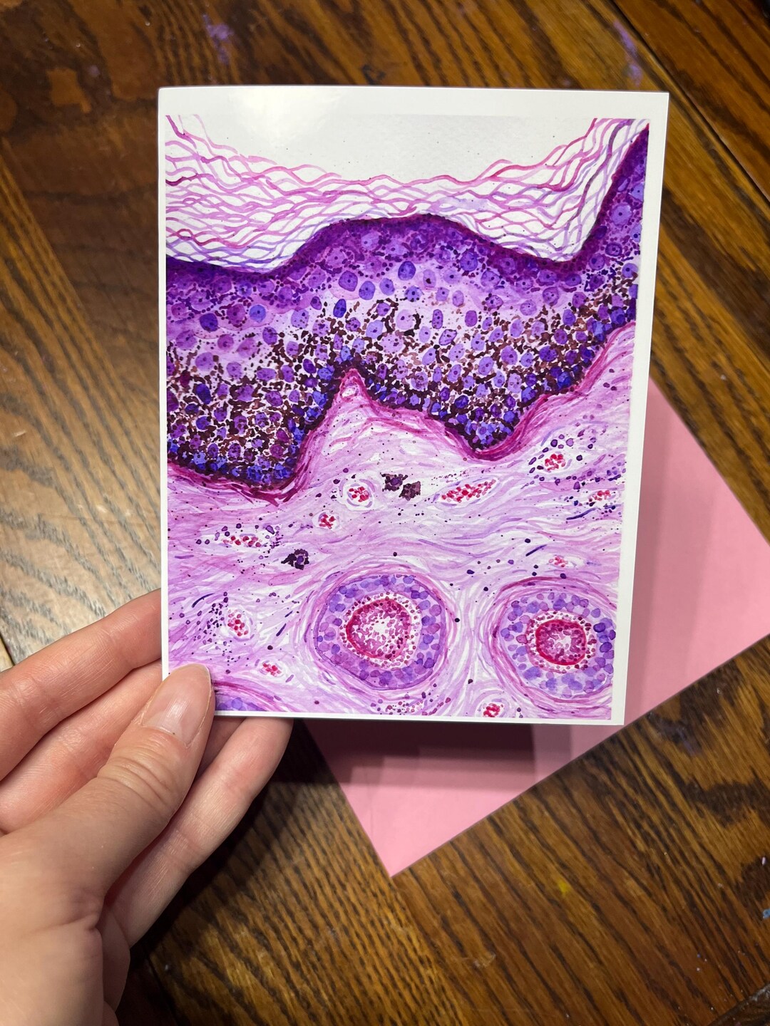 Dermatology melanin Card With Envelope, 4x6 - Etsy
