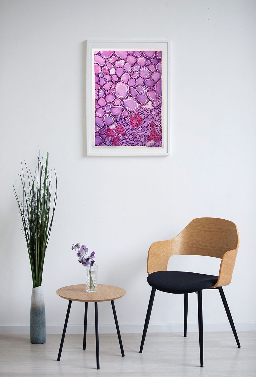 Custom Pathology Watercolor Painting, Commission Handmade Painting ...