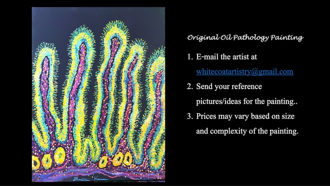 Pathology Painting, Original Commission Artwork, Oil Painting, Gift for ...