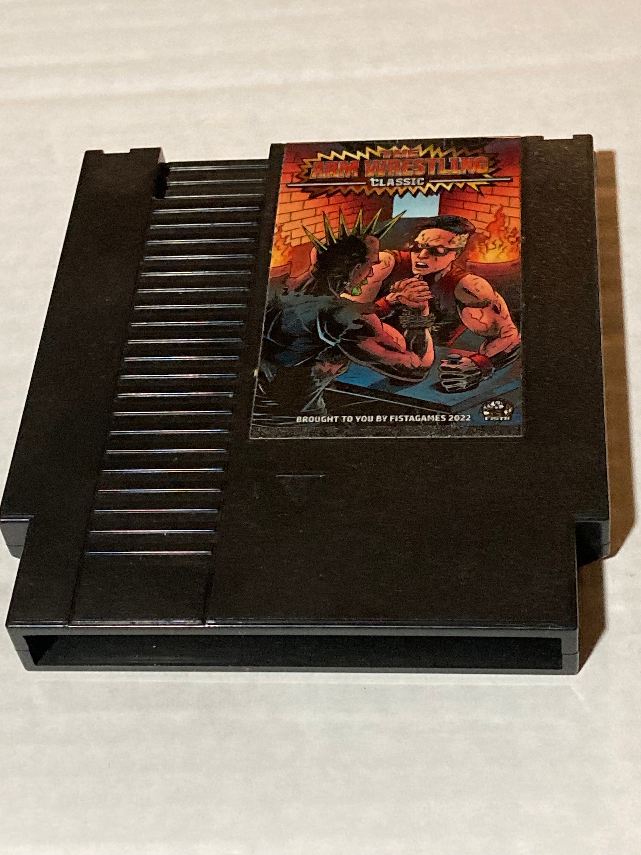 The Arm Wrestling Classic NES Game Cartridge Homebrew - Etsy