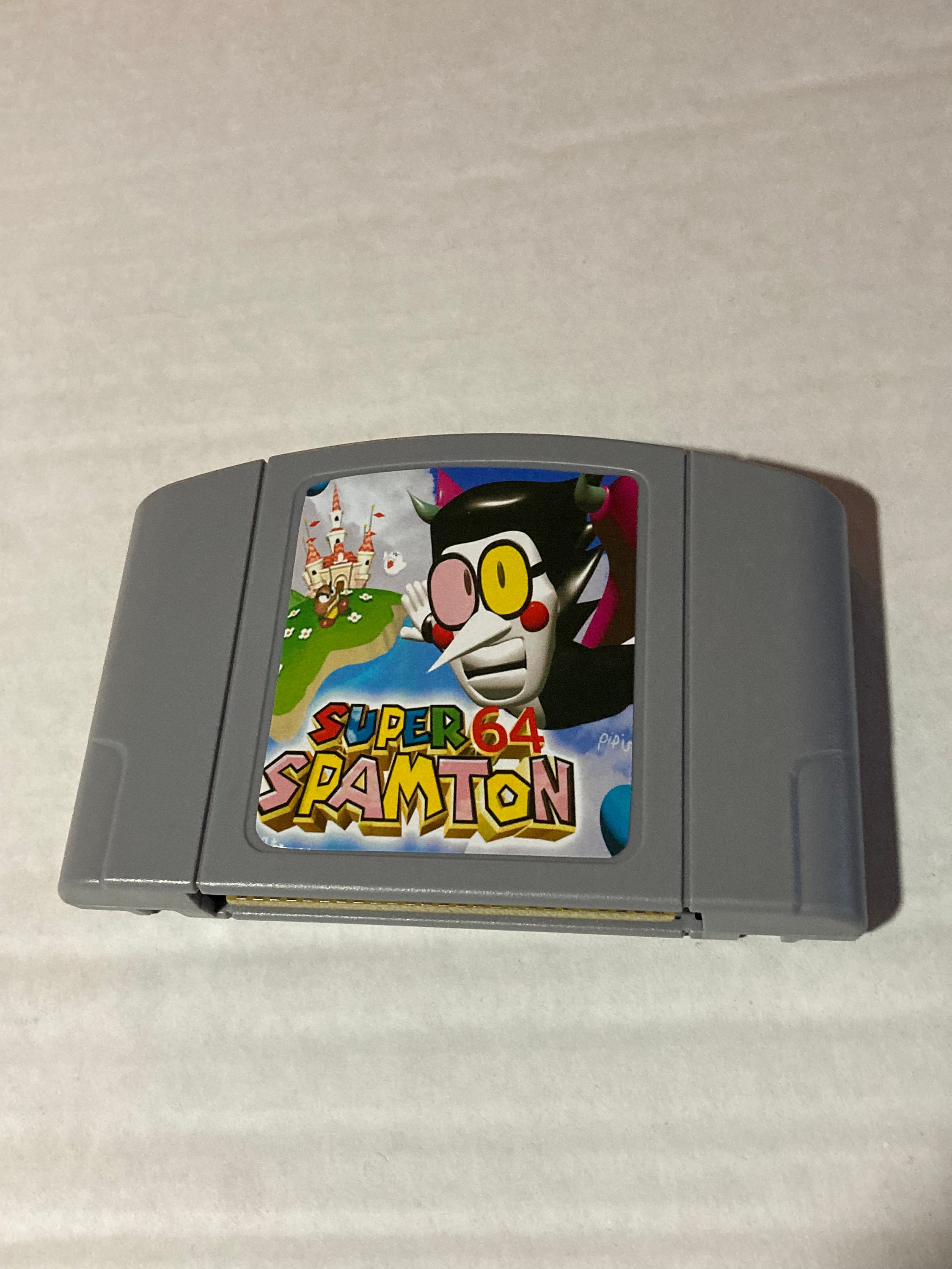 Super Spamton 64 Nintendo 64 Homebrew Cartidge - Etsy