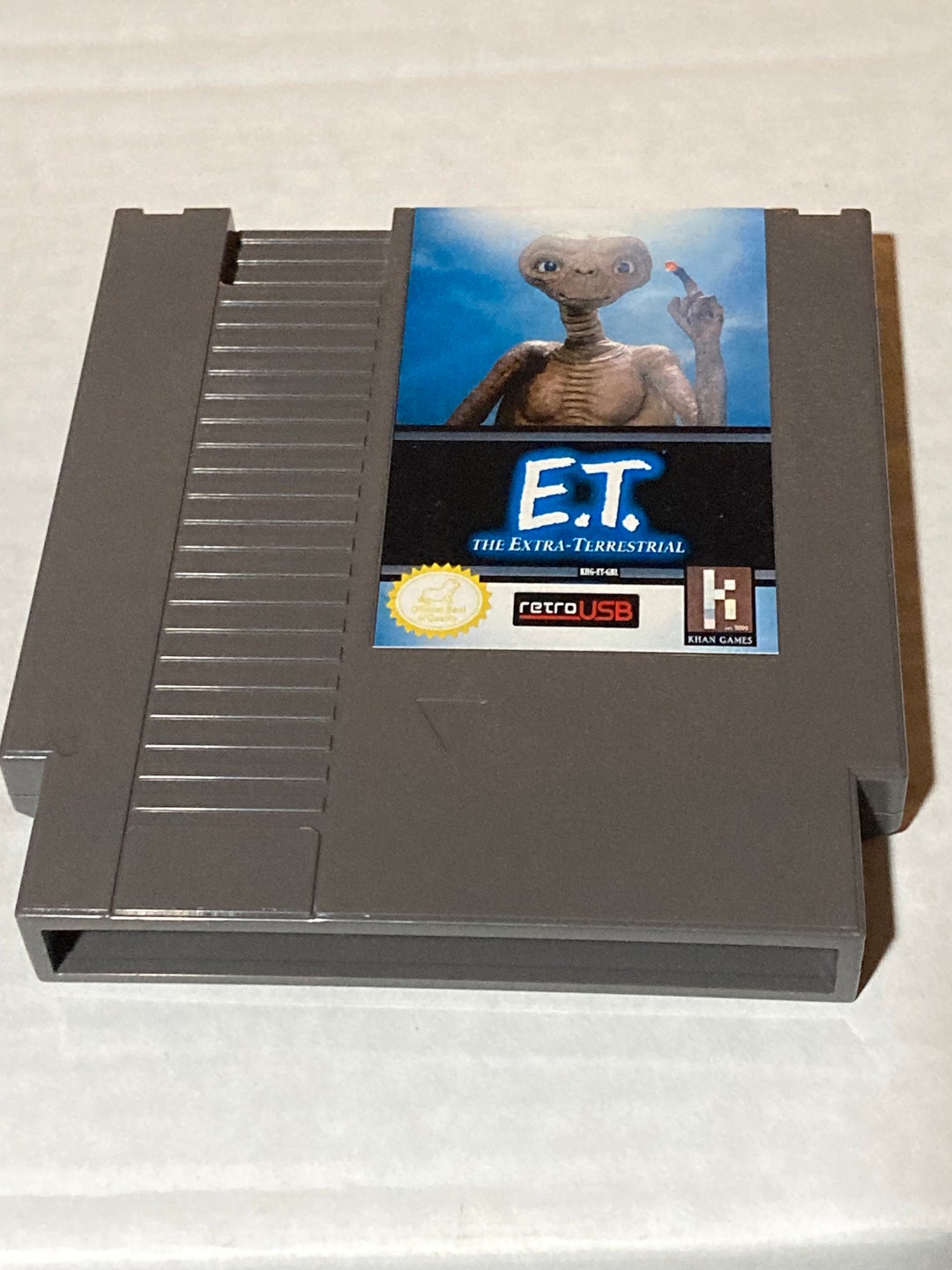 E.T. the Extra Terrestrail NES Game Cartridge Homebrew - Etsy