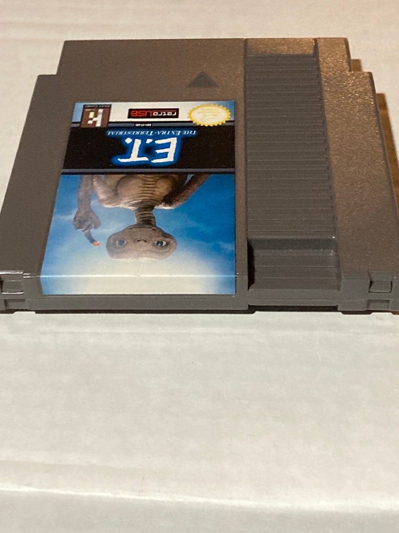 E.T. the Extra Terrestrail NES Game Cartridge Homebrew - Etsy