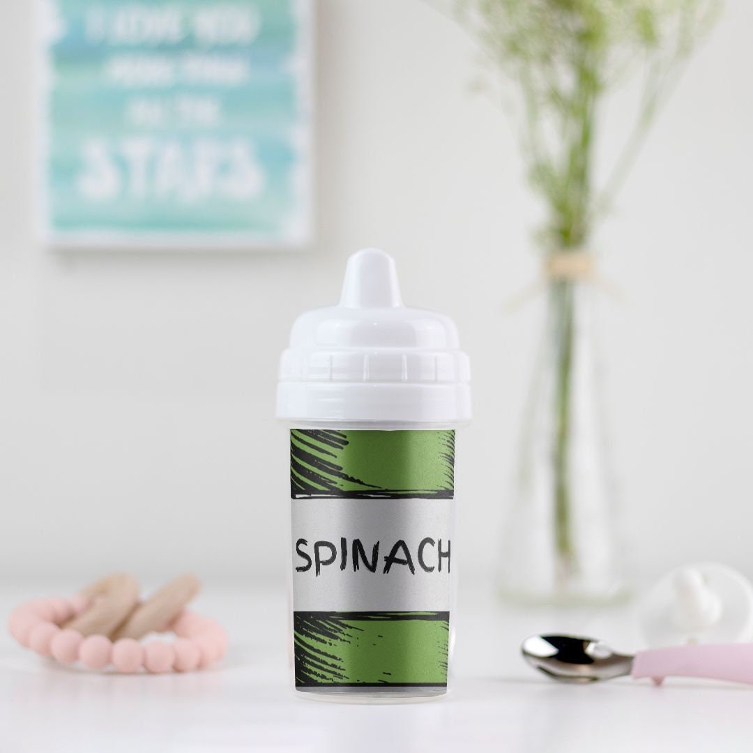 Popeye Baby Costume Sippy Cup, Iconic Spinach Can Design, Fun ...
