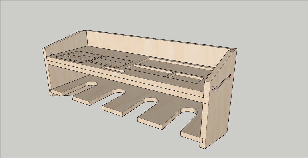 Drill Organizer and Bit Storage Plans / CNC / DXF (digital Files Only ...