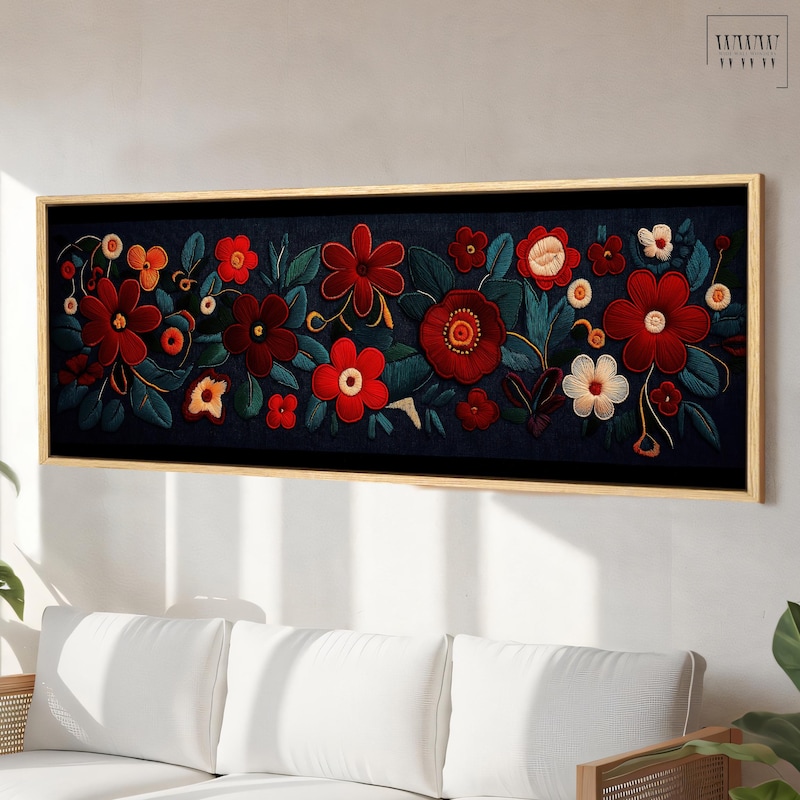 Botanical Canvas - Etsy