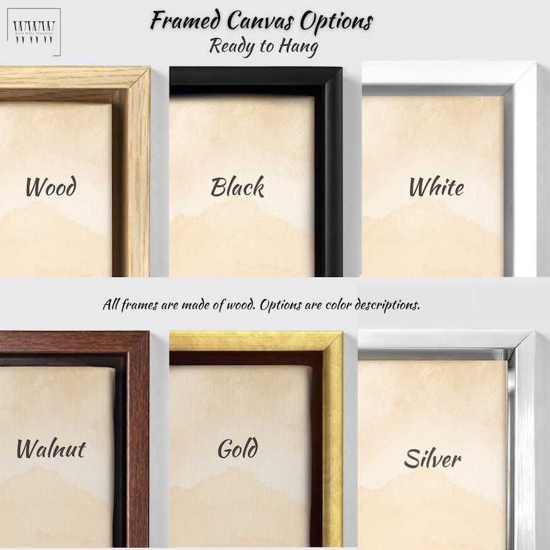 Gustav Klimt Inspired Floral Long Narrow Wall Art: Tall Thin Vertical ...