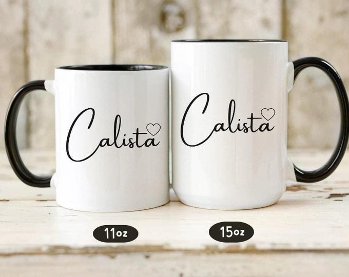 Personalized Mug, Custom Name Mug, Name Mug Personalized, Custom Coffee ...