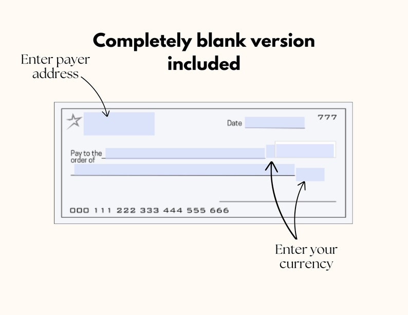 Printable Manifestation Check Templates: Law of Attraction (editable ...