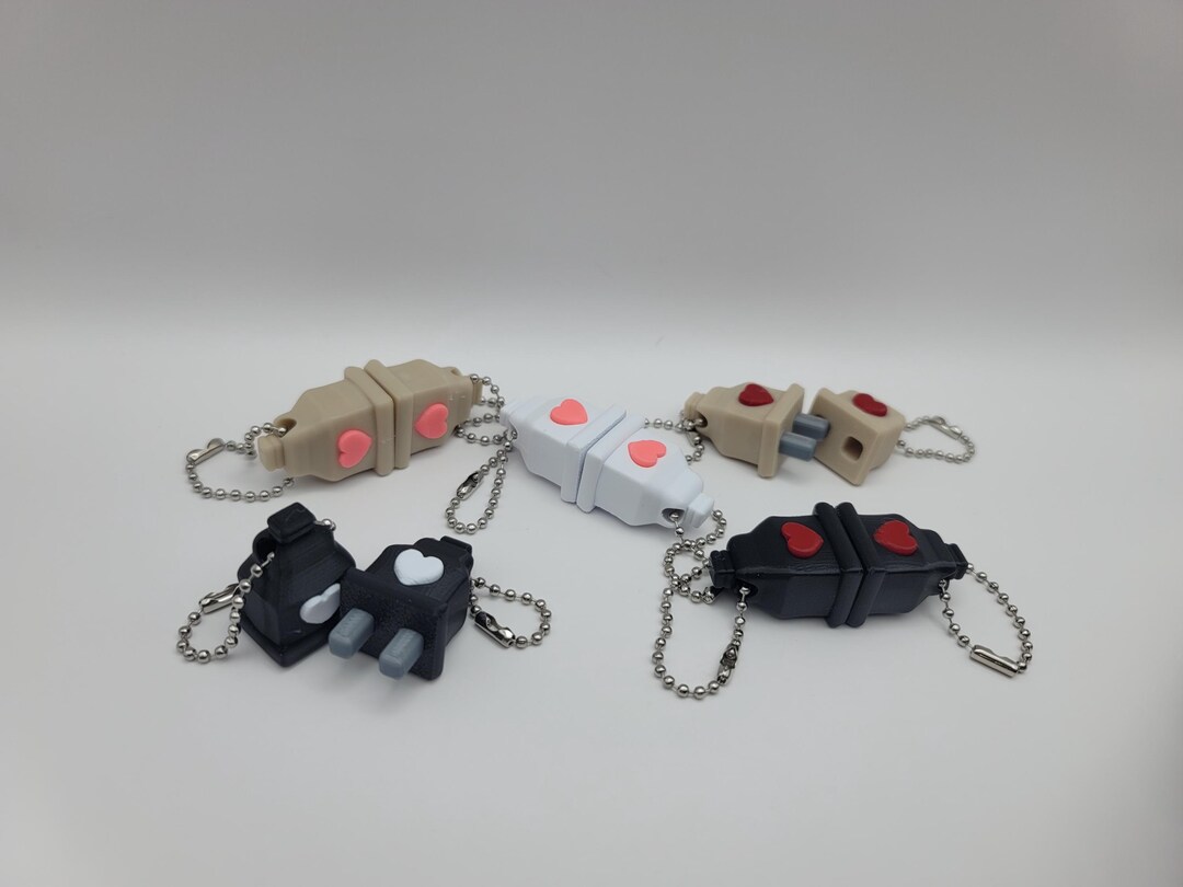 Plug and Socket Couples Keychain - Matching Keychain Set - Valentines ...