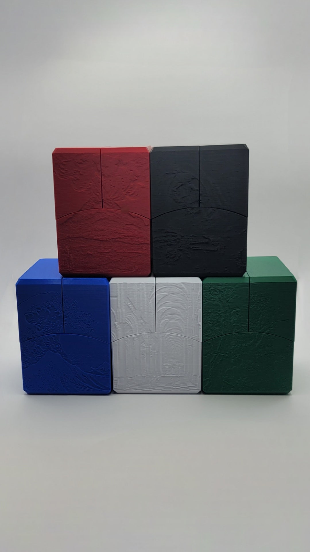 MTG Themed Deck Box MTG Card Holder 100 Double Sleeved Card Box Magic ...