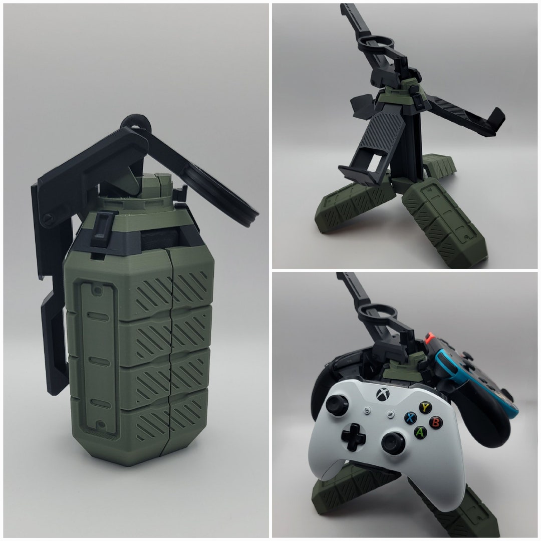 Controller Stand - Grenade Themed Controller and Headphone Stand - Etsy