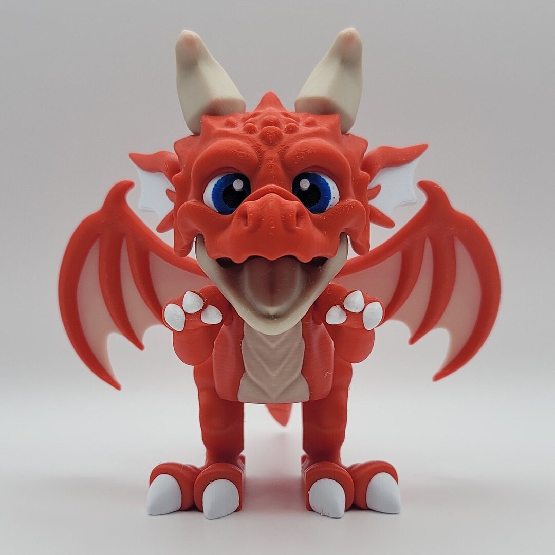 Posable Dragons - Cute Articulated Dragon Figure - Etsy