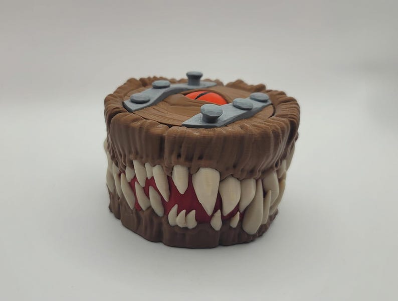 Mimic Themed Dice Box - Dungeons and Dragons Dice Holder - Etsy