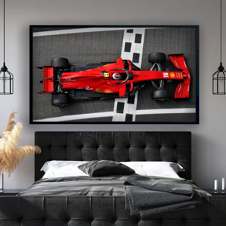 F1 Poster, F1 Canvas, Ferrari F1 Wall Art, Ferrari F1 Canvas, Ferrari ...