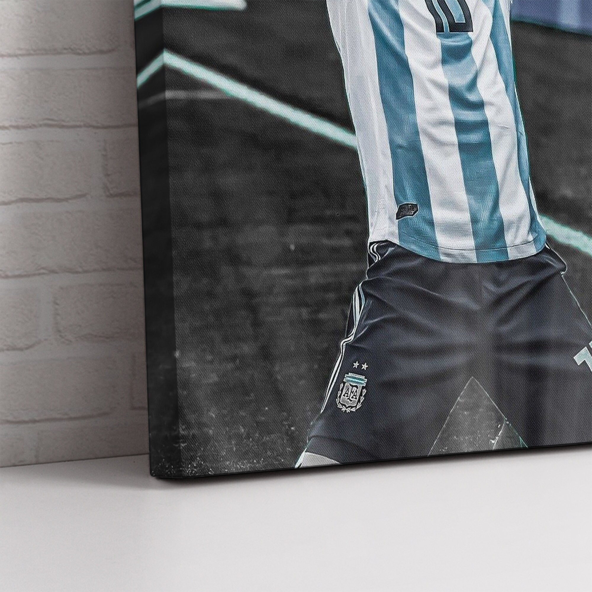 Lionel Messi Argentina National Team Poster, Canvas Wall Art, Legend ...