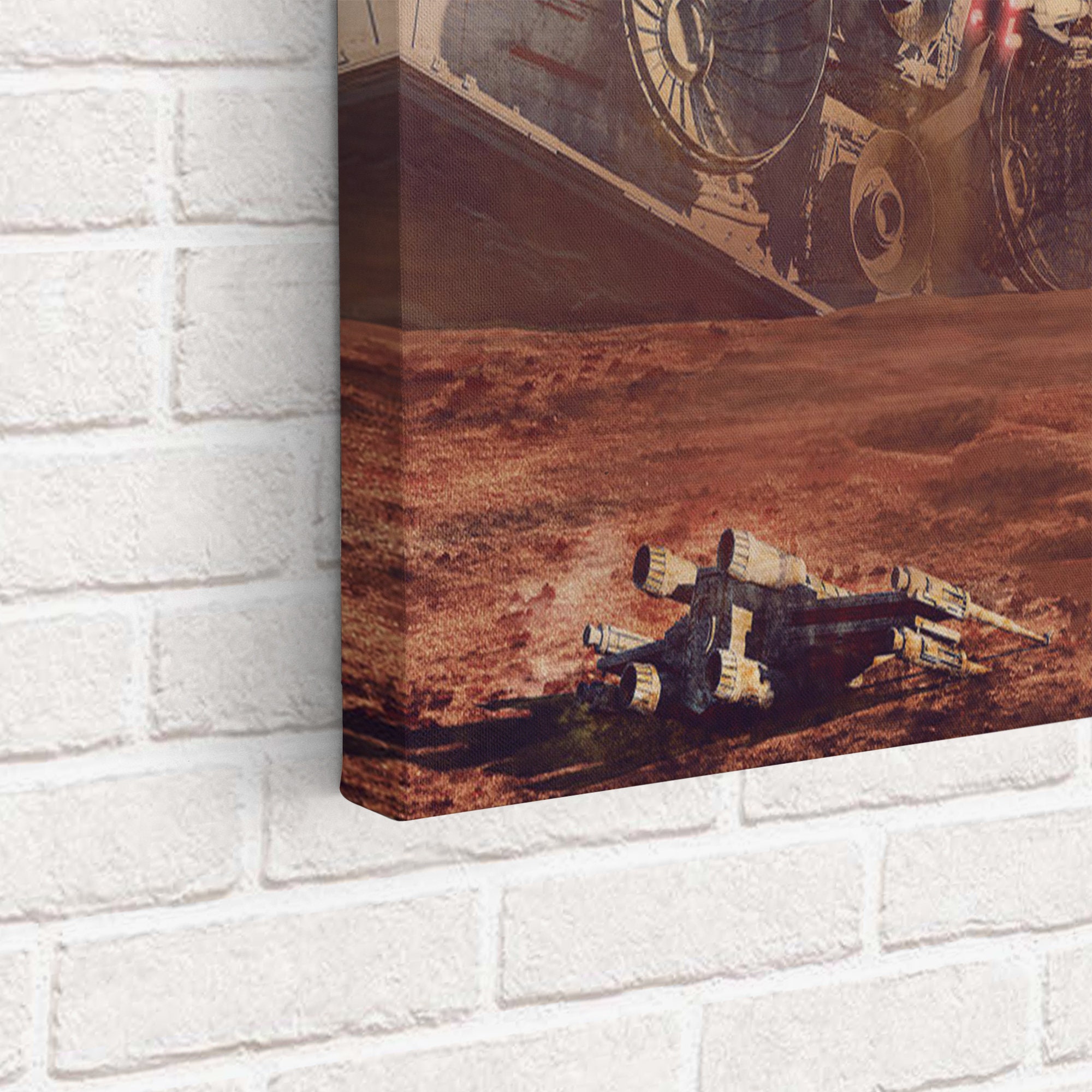 Star Wars Battle of Jakku Poster, Star Wars 5 Pieces Wall Decor, Star ...