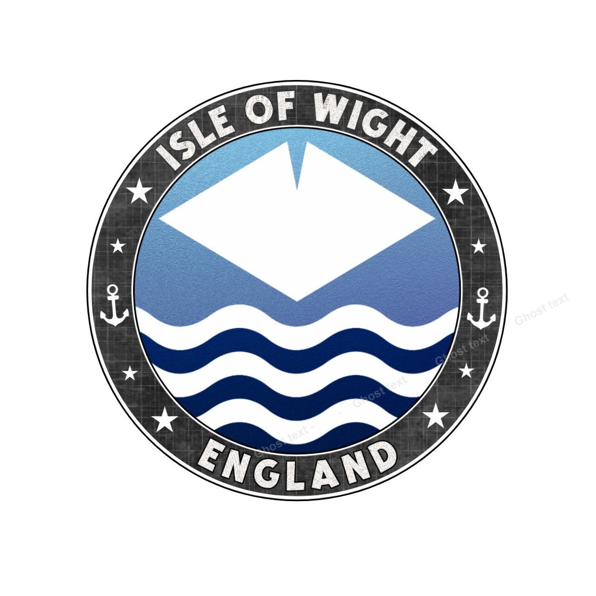 Isle of Wight England Vinyl Sticker With a Fade Protector #9104 - Etsy