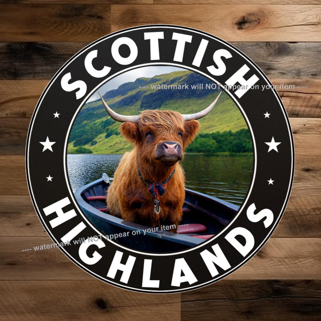 2x Scottish Highlands Vinyl Sticker SCOTLAND #9188 - Etsy