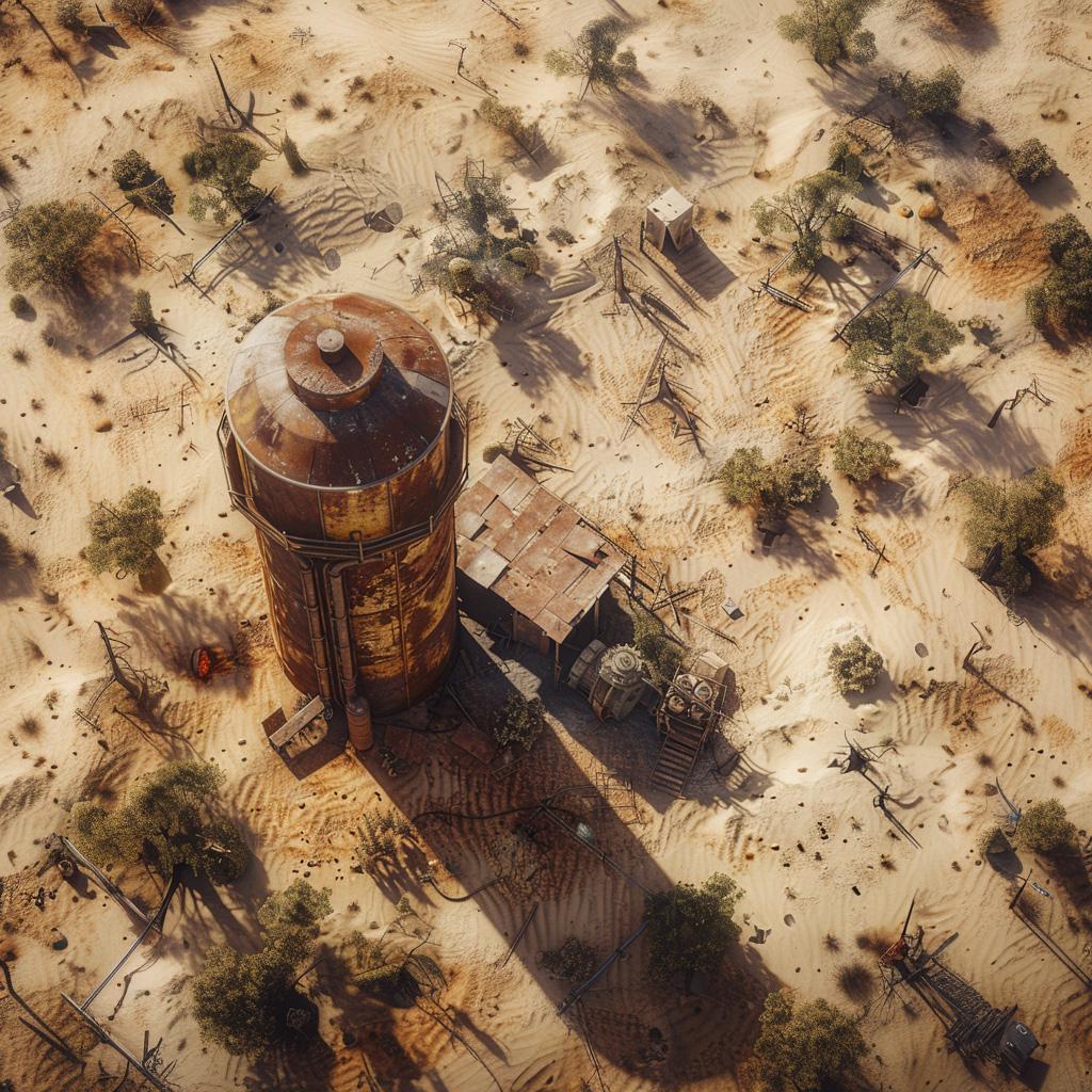 30+ Wasteland Battle Maps, Post-apocalyptic Rpg Desert Map, Ruined City ...