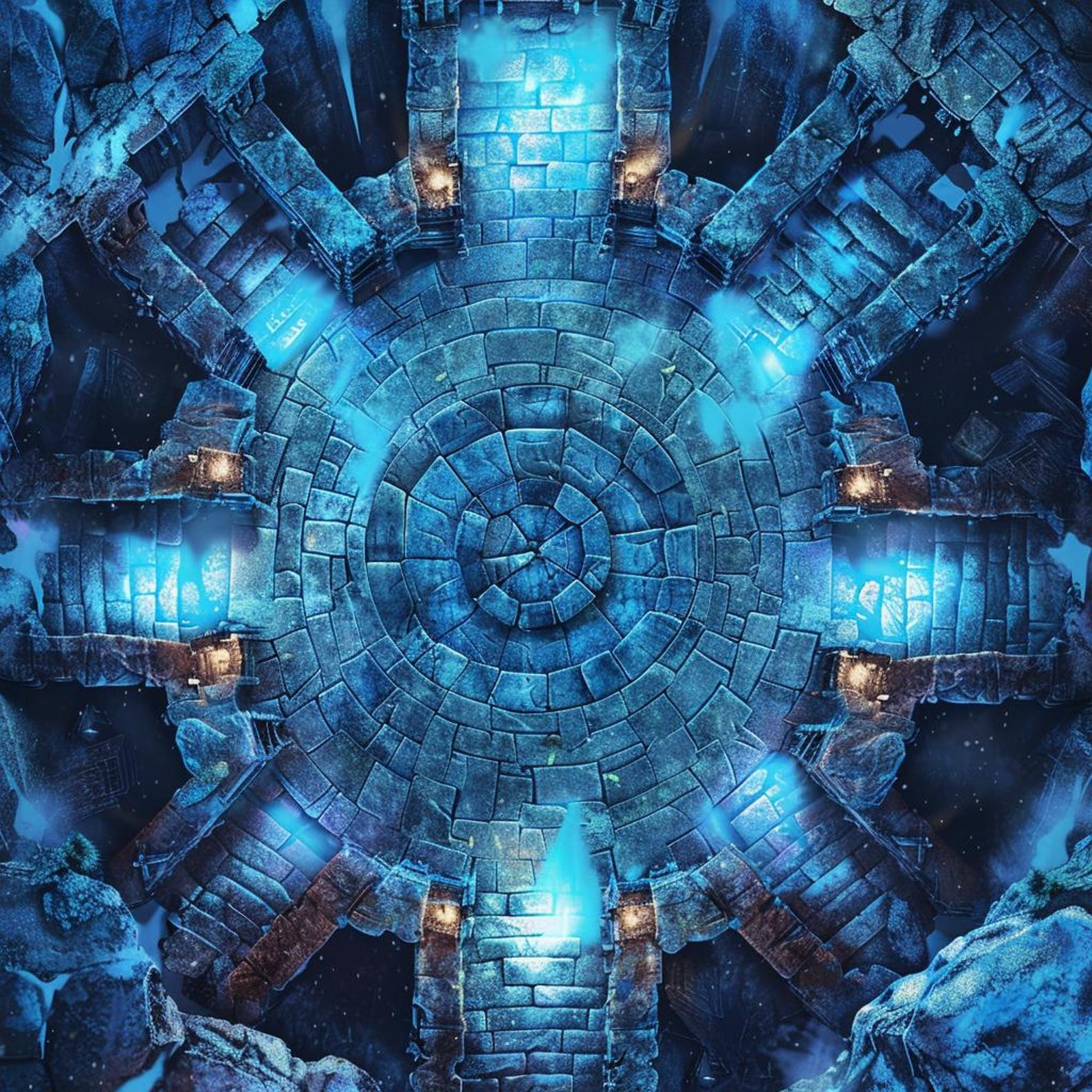 20+ Dungeons & Dragons Battle Maps, Dungeon Battlemap, Underground Lair ...