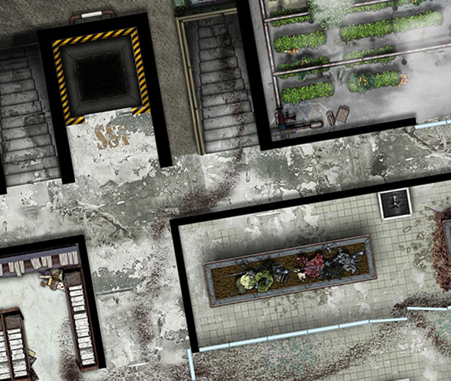 Fallout Vault Battle Maps | Post-apocalyptic Setting Battlemap, Sci-fi ...