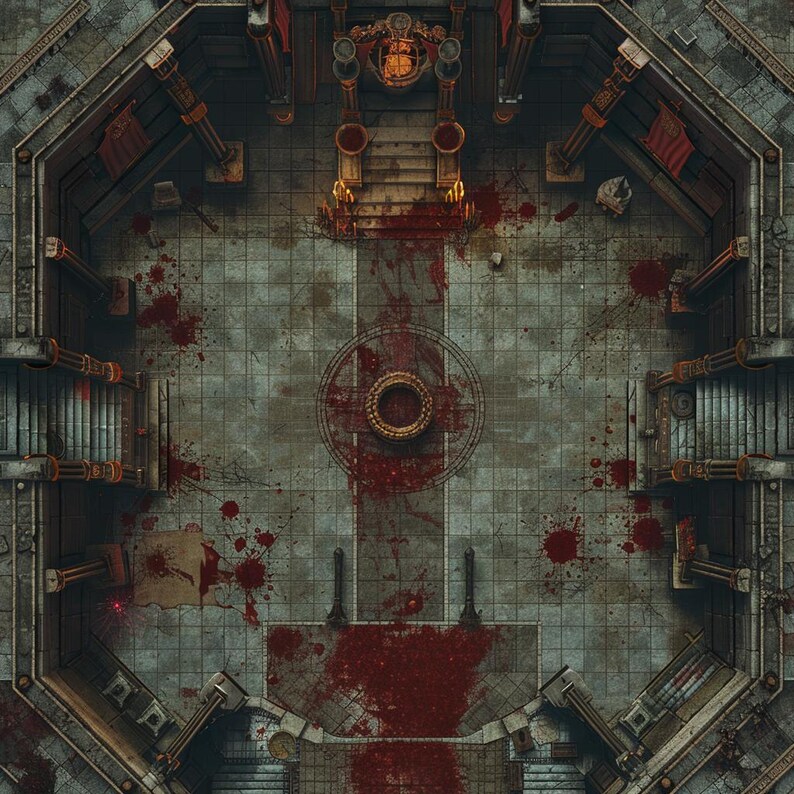 20+ Dungeons & Dragons Battle Maps, Dungeon Battlemap, Underground Lair ...