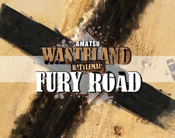 Wasteland Mad Max Battle Map | Post-apocalyptic Desert Road Outback VTT ...