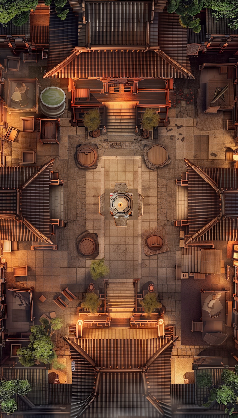 10 Japanese Dnd Maps | Asian Adventures Battlemap | Campaign Module | Rokugan, L5r, Legends of ...