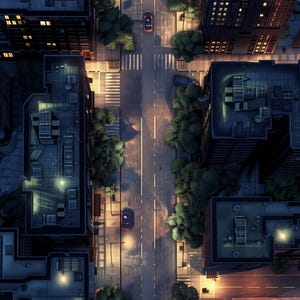 40 Modern Dnd Noir Battle Map | Cthulhu for Tabletop VTT RPG Night ...