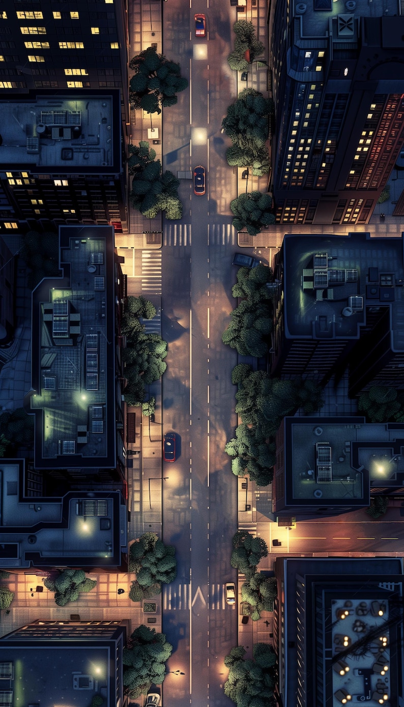 40 Modern Dnd Noir Battle Map | Cthulhu for Tabletop VTT RPG Night ...