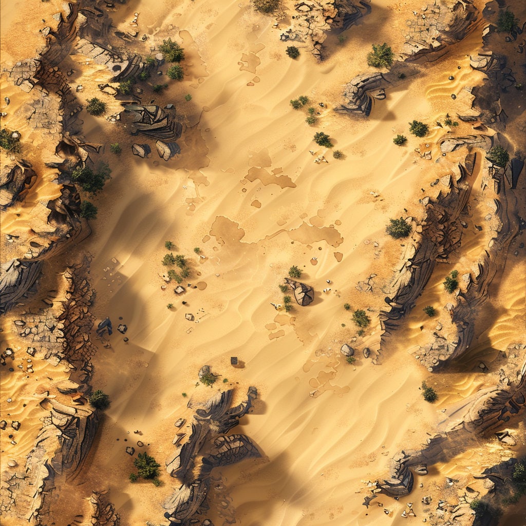 50 Desert Dnd Battle Map Bundle: Rock, Ruins, Temple, Village, Camp ...