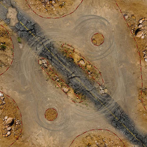 Gaslands Road Tabletop Terrain Map, Desert Race | Car Wars, Gasland ...