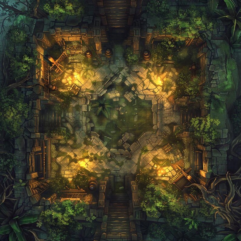 20+ Dungeons & Dragons Battle Maps, Dungeon Battlemap, Underground Lair ...